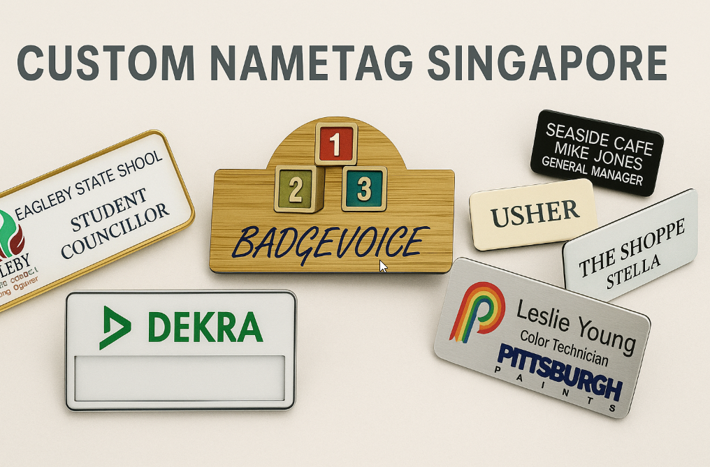 Custom Name Tags – Professional Personalised Badges