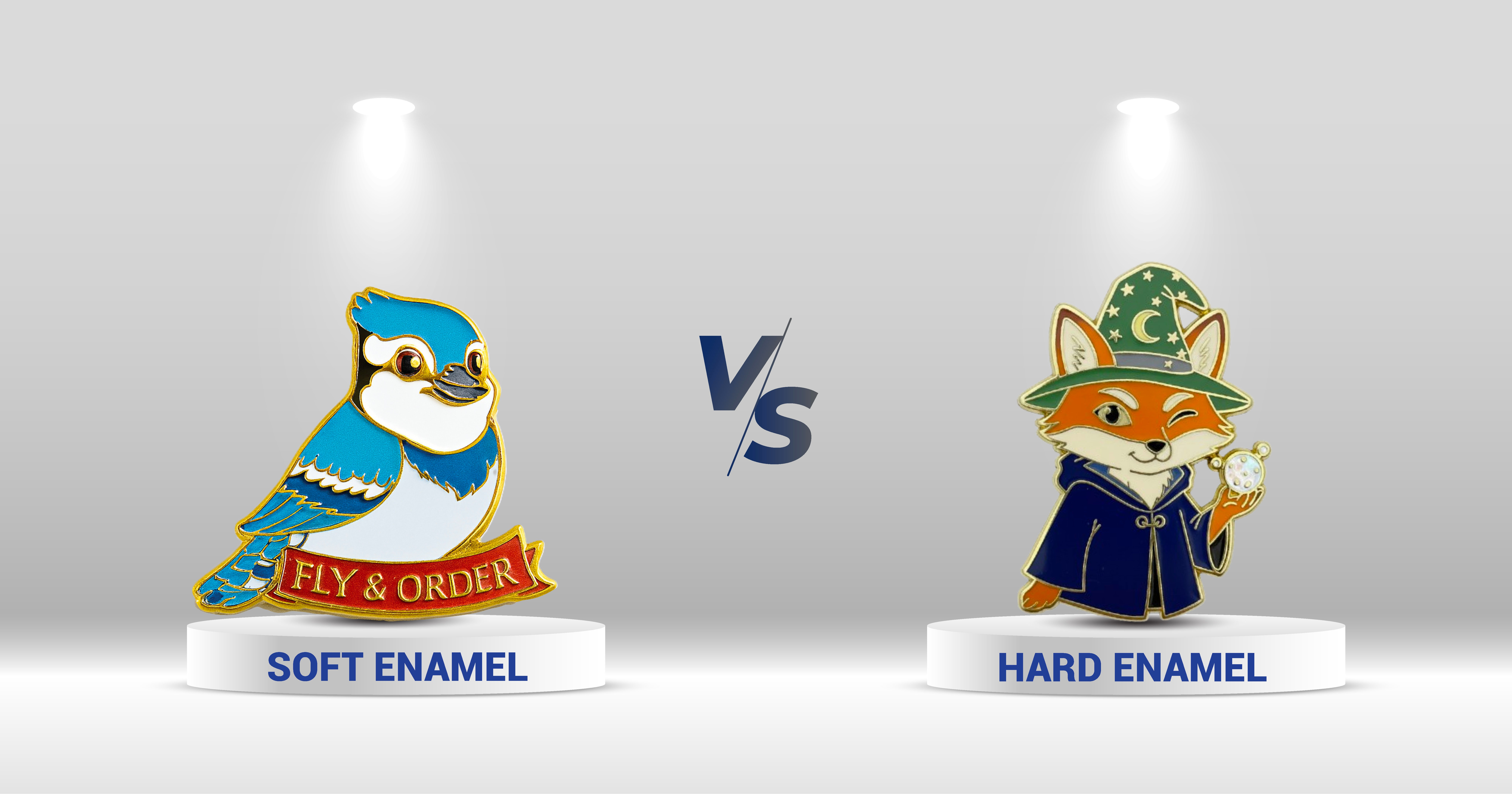 Soft Enamel vs Hard Enamel Pins | Differences, Uses & Buying Guide