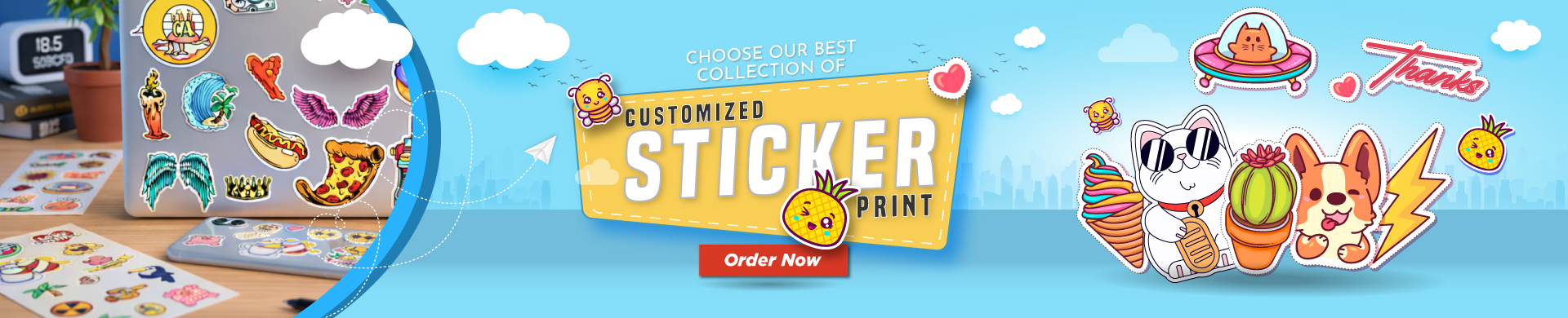 Custom Stickers Printing Malaysia - Logo & Business Sticker